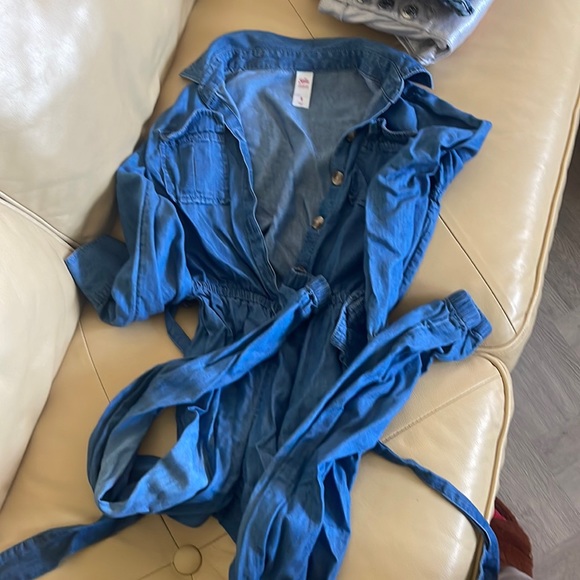 Justice | Other | Justice Blue Jean Jumpsuit | Poshmark